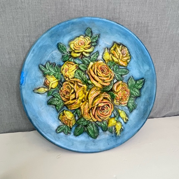 ceramic | Art | Vintage Collectible Ceramic 3d Plates Hand Painted ...
